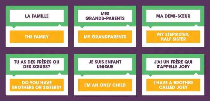 Learn French: Family - Paperzip