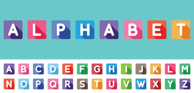 Printable Square Alphabet Letters