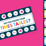 1-12 Times Table Fan Deck – PAPERZIP